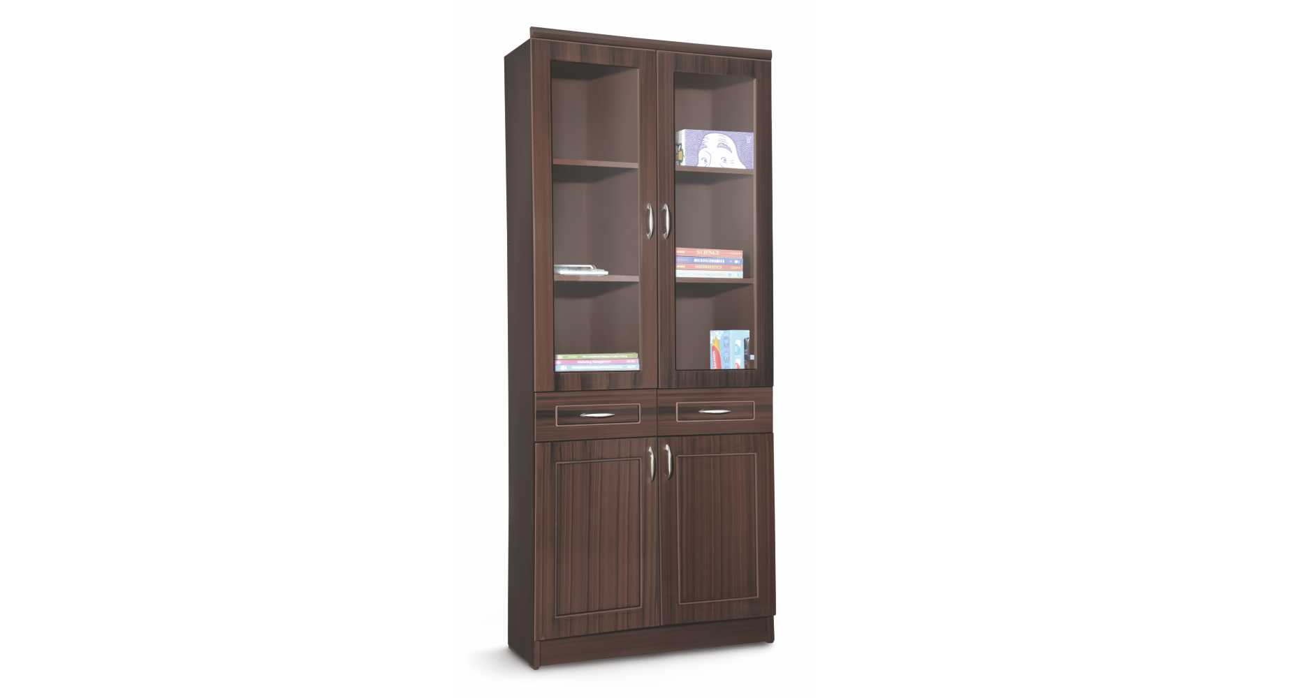 Explore Elegant Bookcase Designs with Doors, Drawers