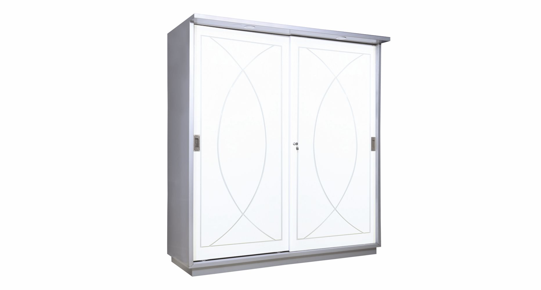 Shova W2d Sliding – 2 Door Sliding Wardrobe in Glossy Finish ...