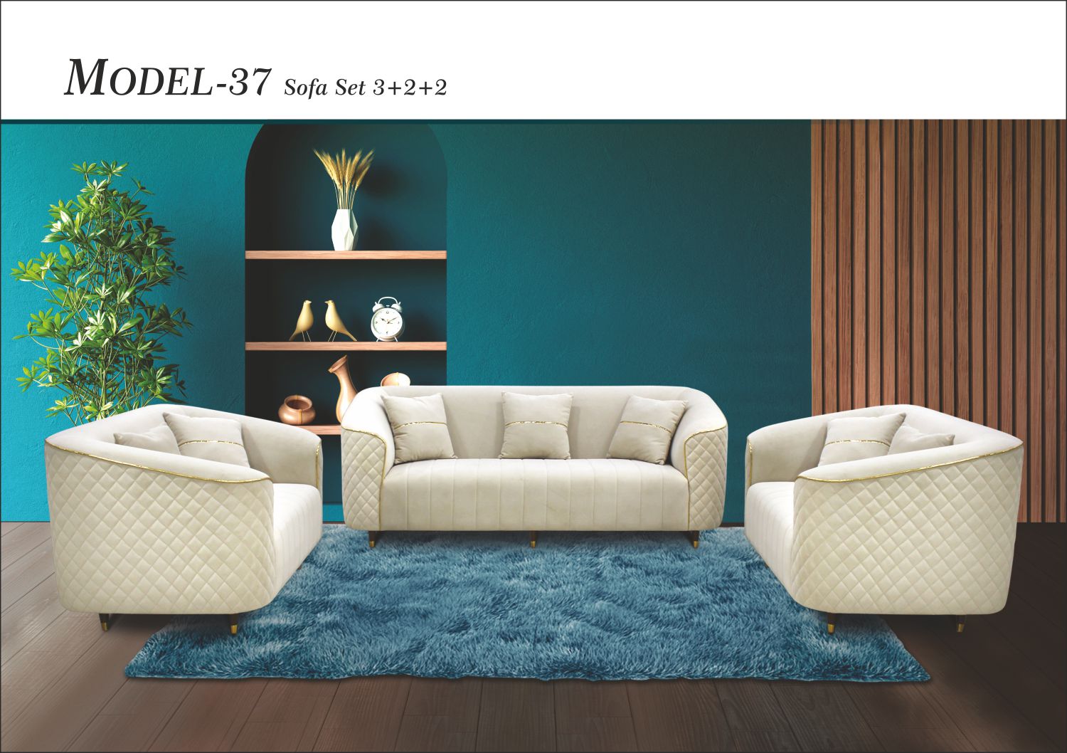 Model 37 Sofa Set 3 2 2 Smartwood Furniture